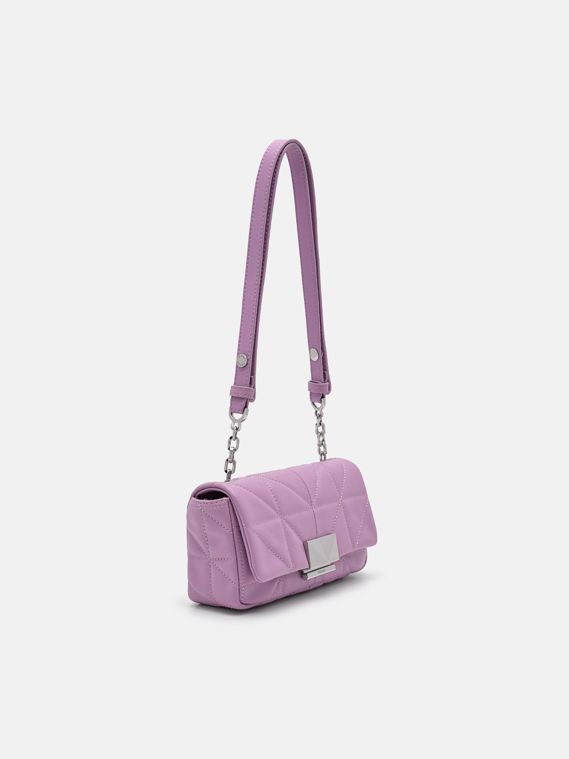 PEDRO Studio Leather Mini Shoulder Bag in Pixel - Purple – Khit Zay
